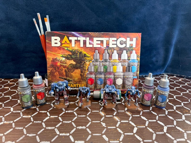 Battletech Miniature - PLA Painted - HEXTECH Borealis Dropship Mech Bay ...