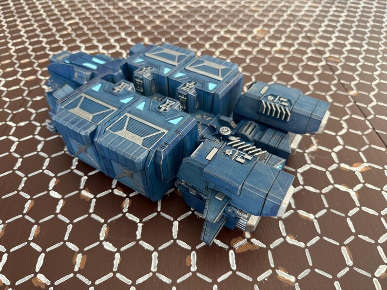Battletech Miniature - PLA Painted - HEXTECH Borealis Dropship Mech Bay ...