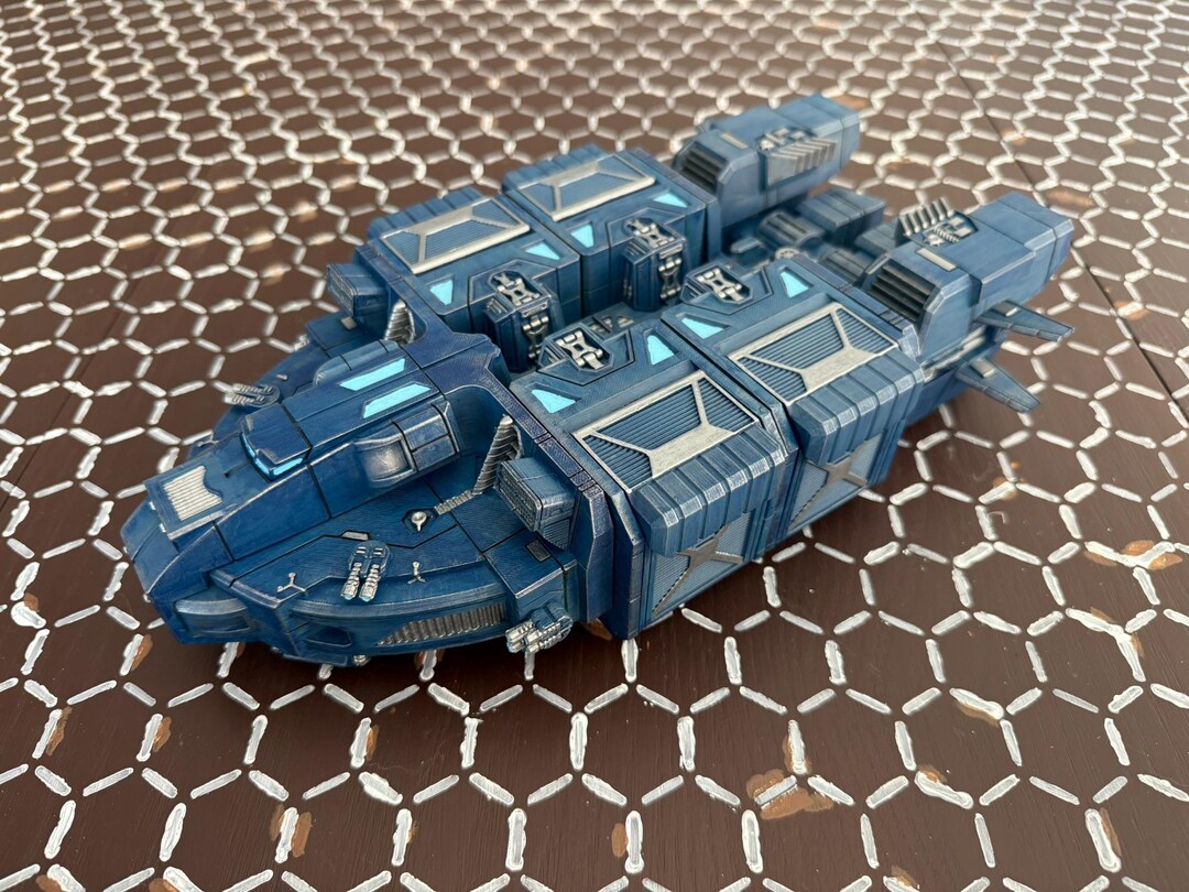 Battletech Miniature - PLA Painted - HEXTECH Borealis Dropship Mech Bay ...
