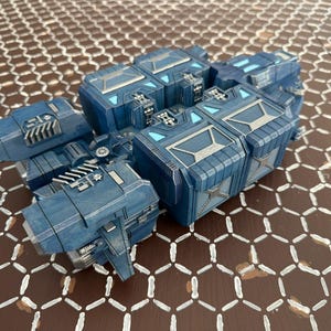 Battletech Miniature - PLA Painted - HEXTECH Borealis Dropship Mech Bay ...