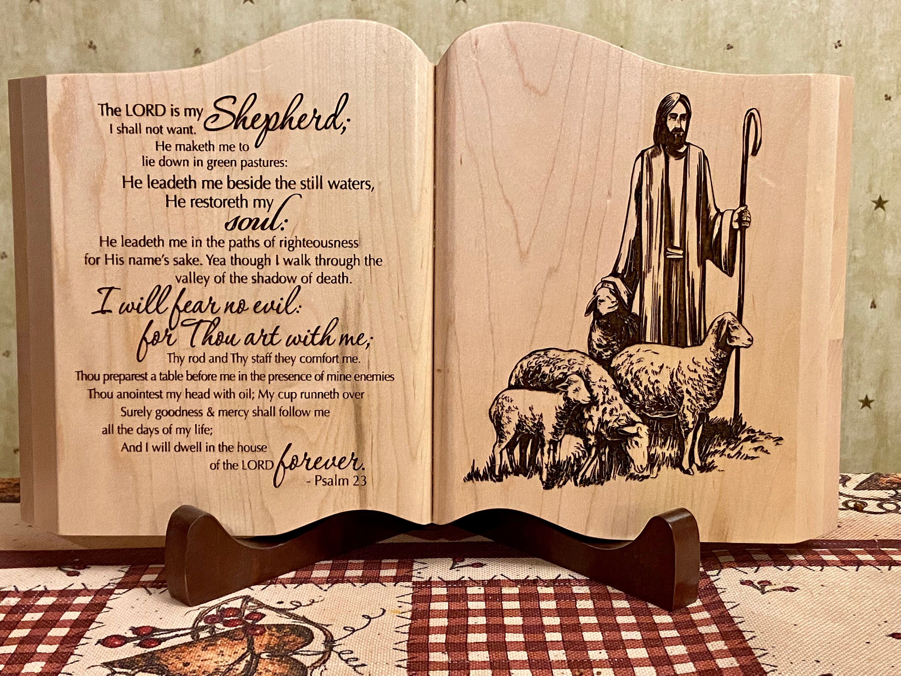 Handmade Maple Wooden Bible With Laser Engraving - Etsy