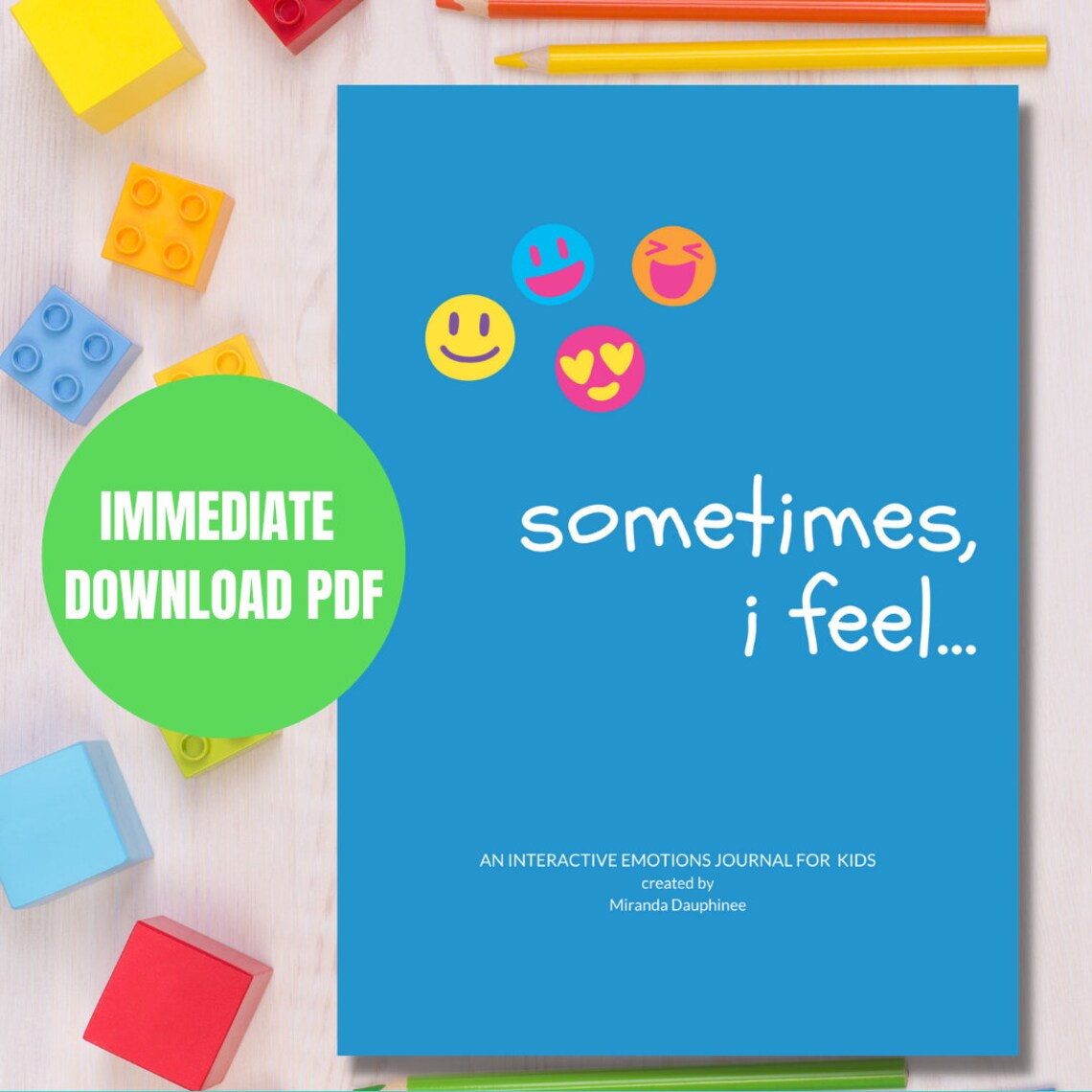 Feelings Journal for Kids Coloring Pages Printable Journal Grief ...