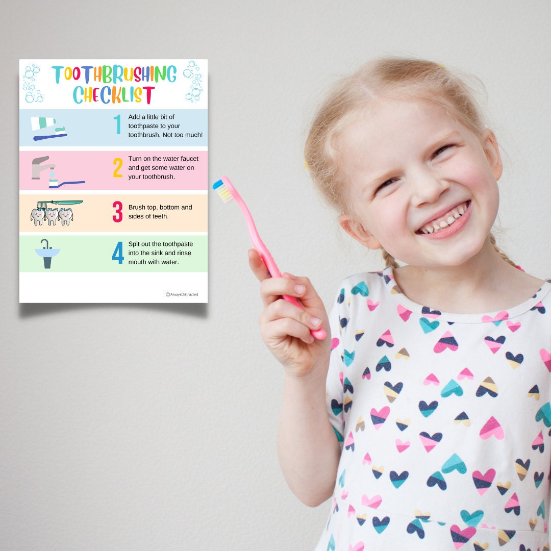 BUNDLE Responsibility Chart for Kids Routine System Printable Checklist ...