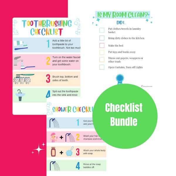 Adhd Neurodivergent Cleaning Checklist - Etsy