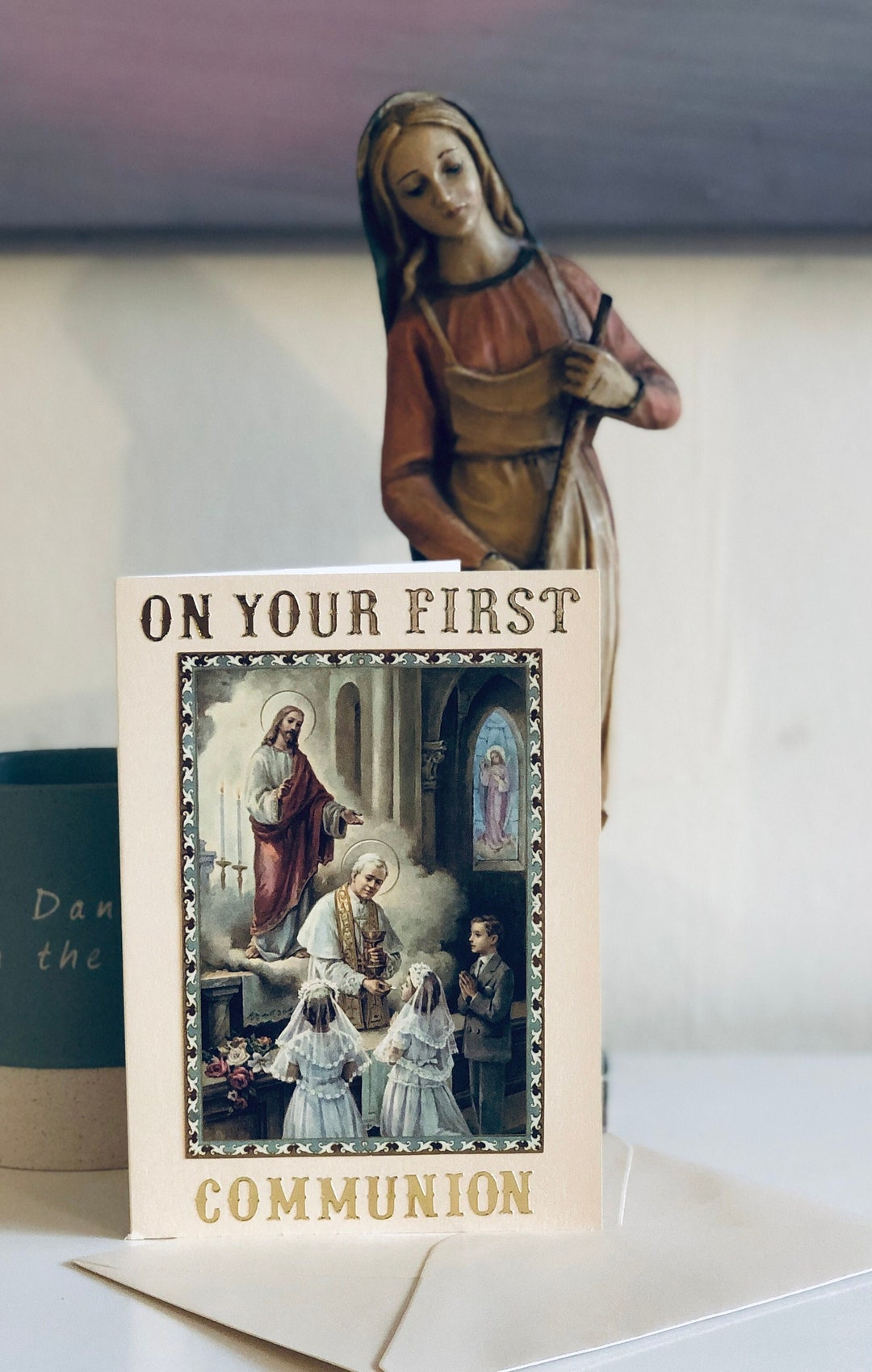 First Holy Communion Card for Boy/girl, on That Special Day, Blank ...