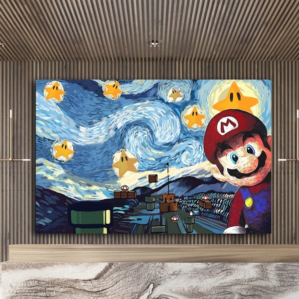 Super Mario Poster - Etsy