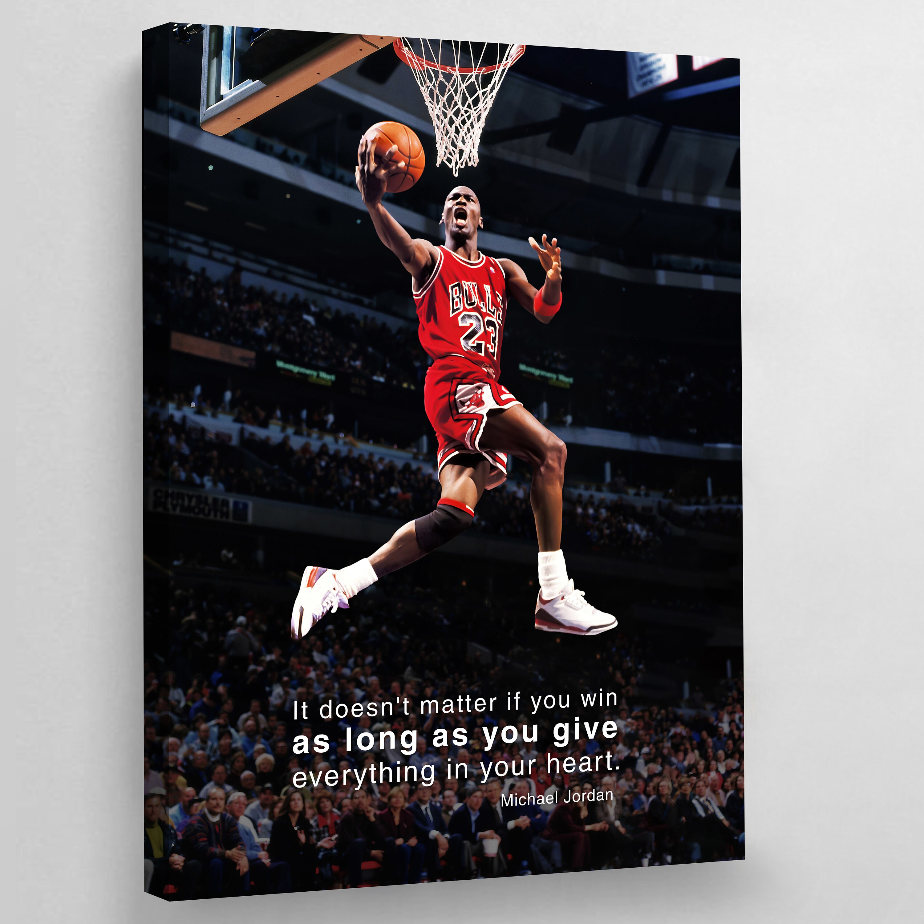 Michael Jordan Canvas Michael Jordan Canvas Wall Art Michael - Etsy