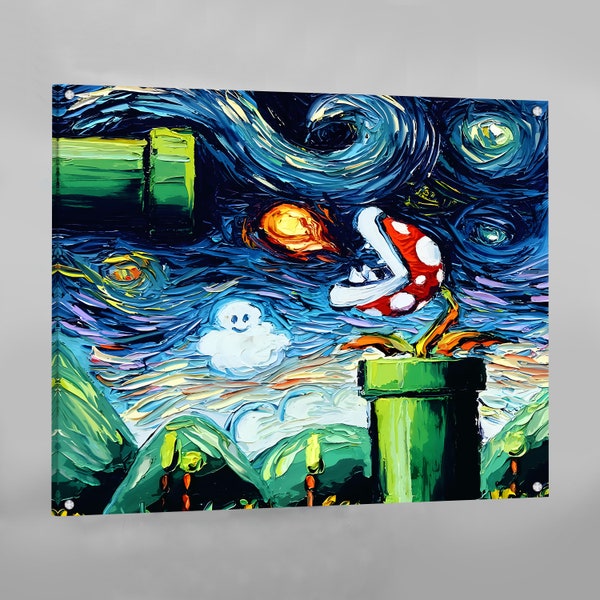 Mario Starry Night Van - Etsy