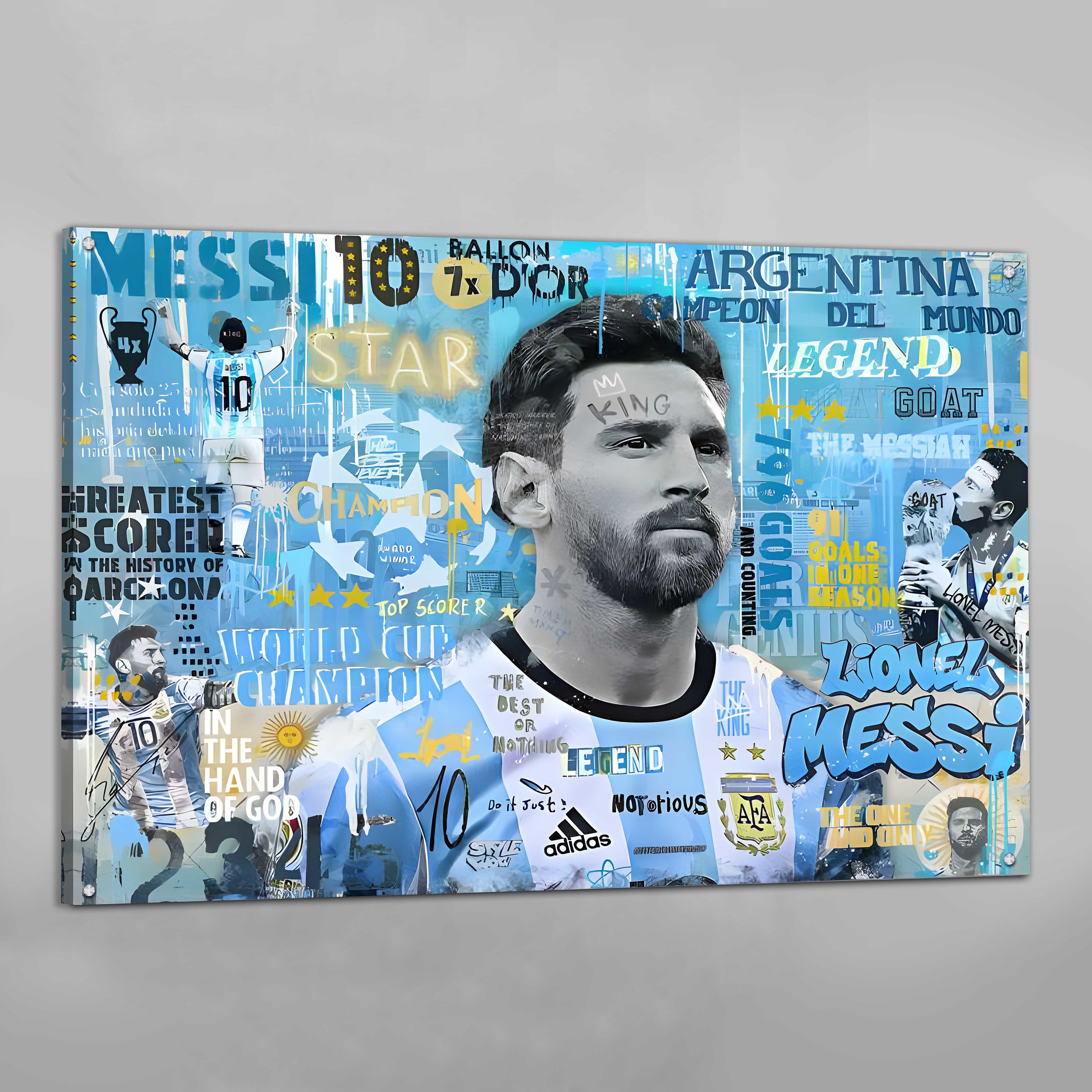 Lionel Messi Wall Art Lionel Messi Canvas Art Lionel Messi Poser Lionel ...