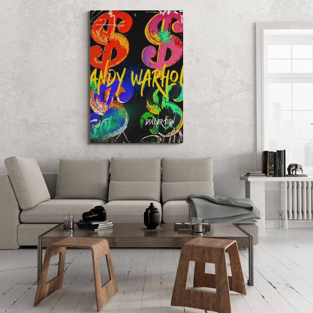 Andy Warhol Dollar Signs Andy Warhol Dollar Signs Canvas Andy Warhol ...