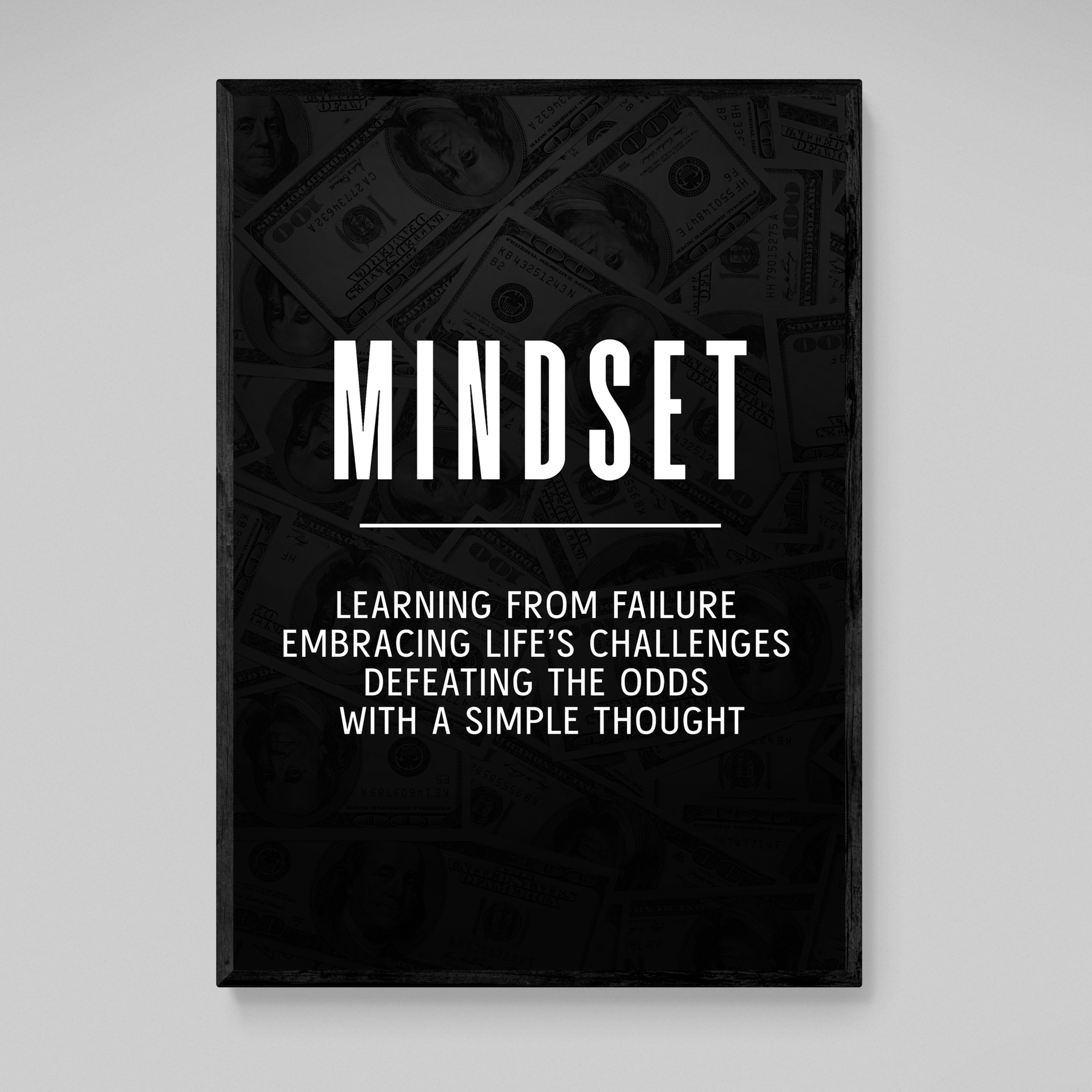 Mindset Canvas Mindset Wall Art Mindset Print Mindset Poster ...