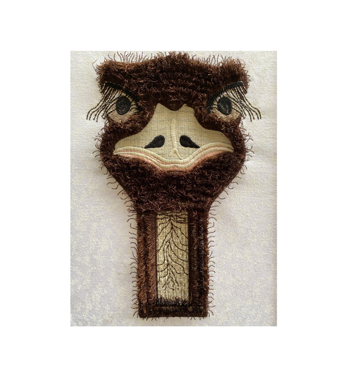 Ostrich With Fringe Embroidery Design Size(s): 4"x7" and 6"x10" - Etsy