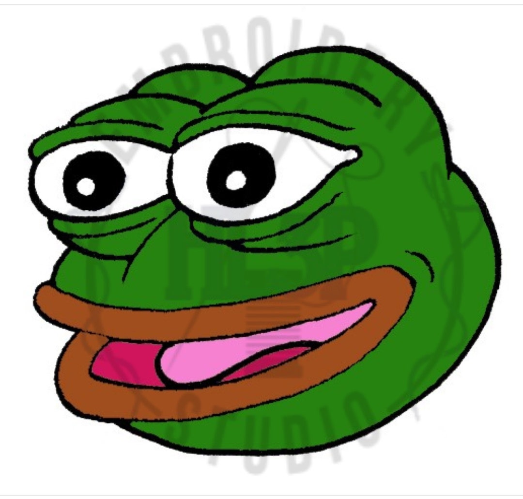 Pepe Embroidery Design - Etsy