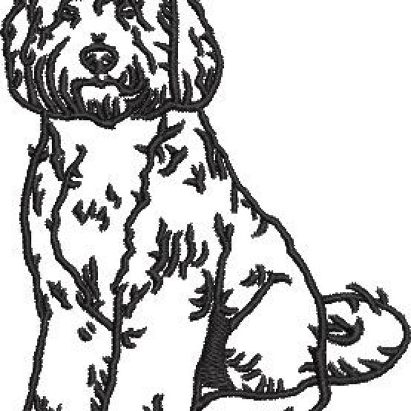 Labradoodle Embroidery - Etsy