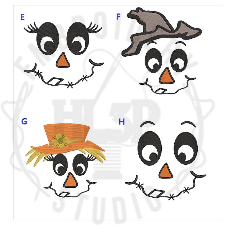 Scarecrow Embroidery - Etsy