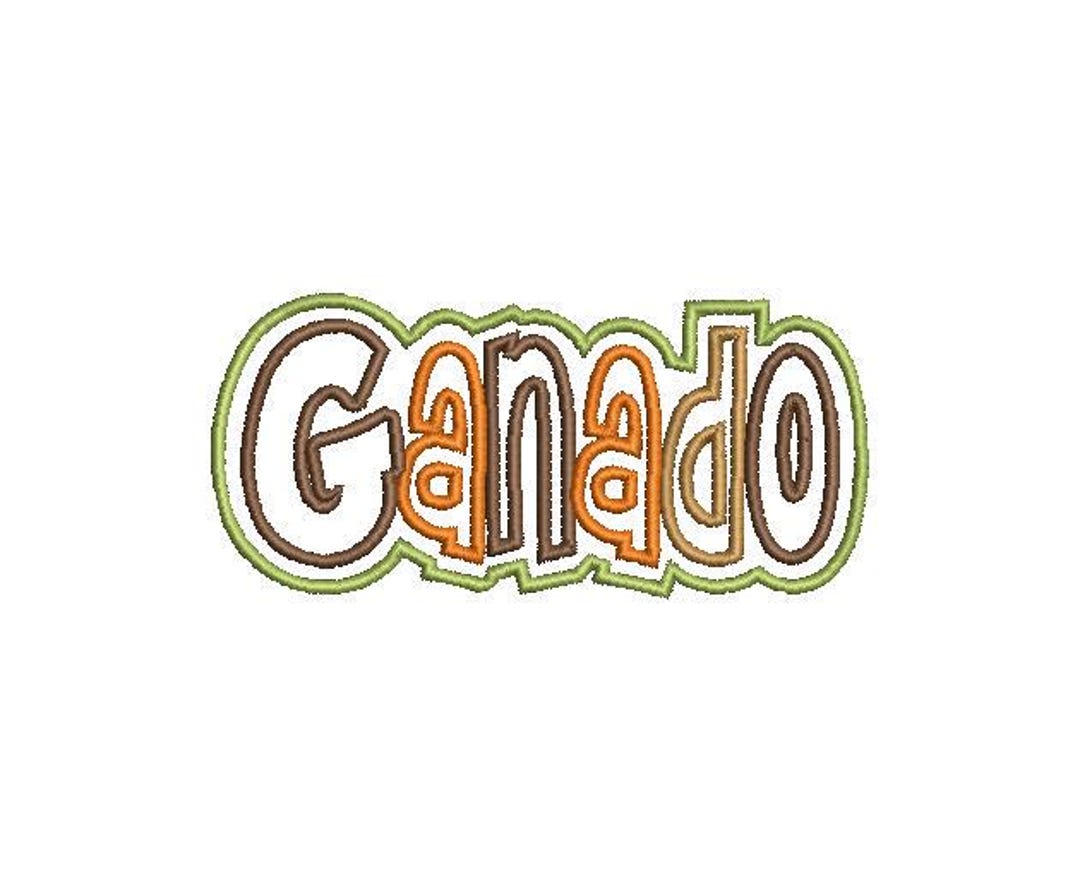 Ganado Applique Embroidery Design Sizes: 4x2, 5x2, 6x3, 7x3, 8x4, 9x4 ...