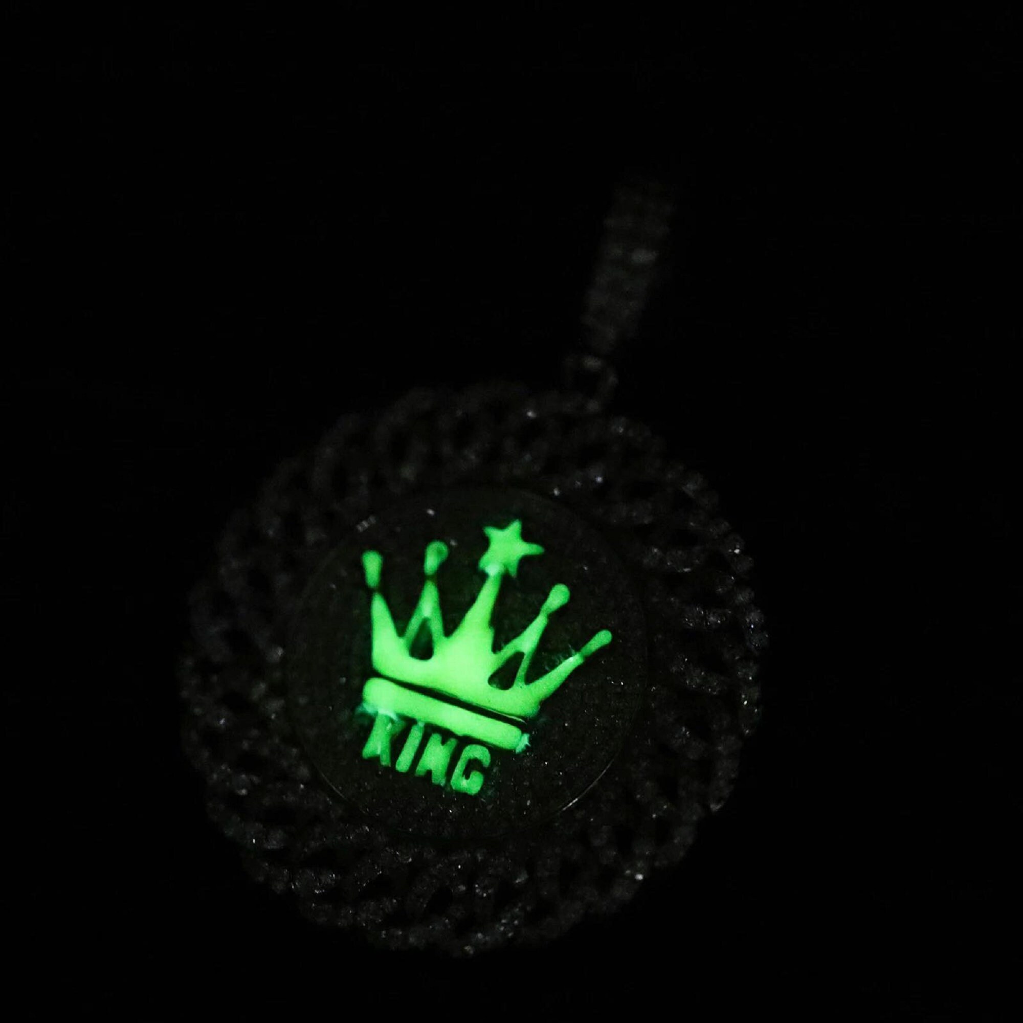 King Cuban Crown Pendant Glows - Etsy