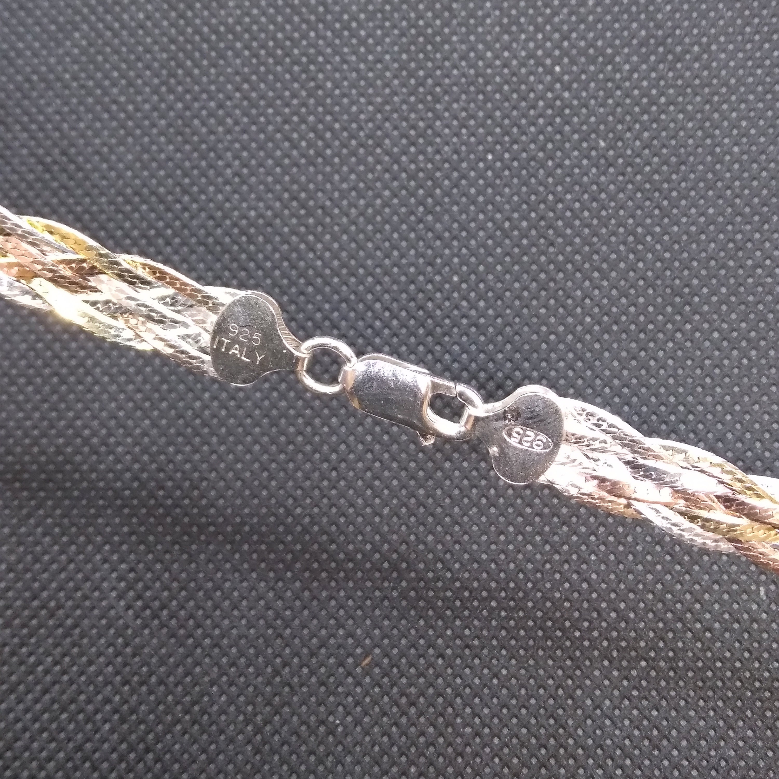 9mm 6 Braid Tri-color Herringbone Chain/bracelet 7-30inch - Etsy