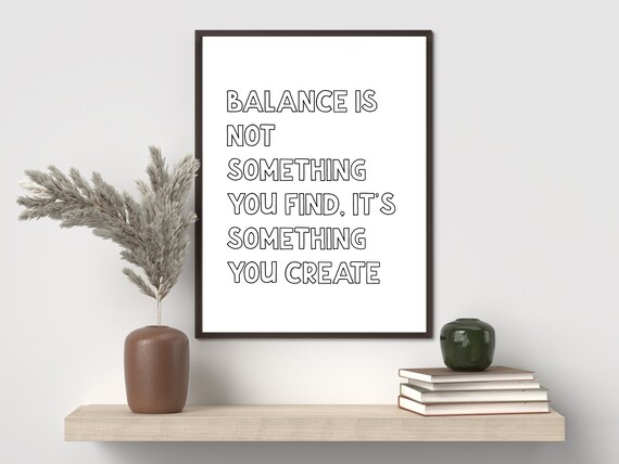 Finding Balance Quotes