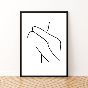 One Line Drawing Couple Gallery Set of 2 Couple Line Art Hug - Etsy