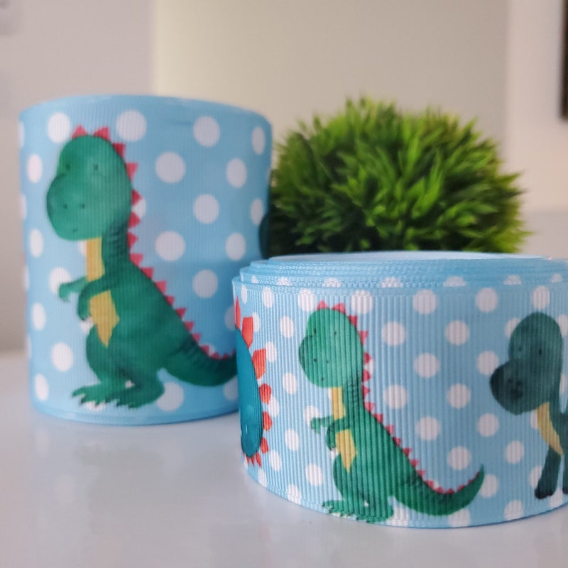 Dinosaur Ribbon - Etsy