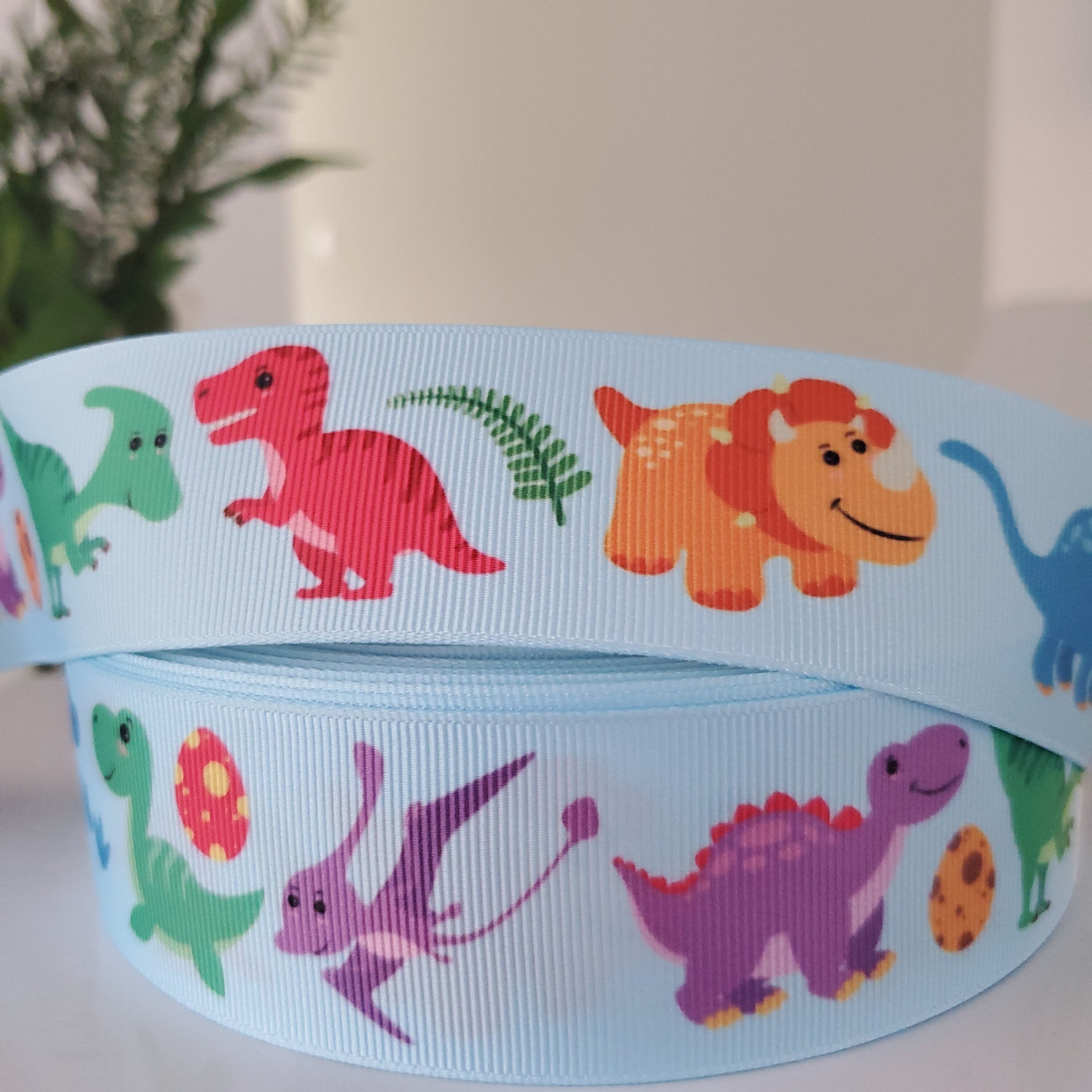 1.5 Dinosaur Grosgrain Ribbon, Under the Sea Ribbon 38mm Ribbon - Etsy