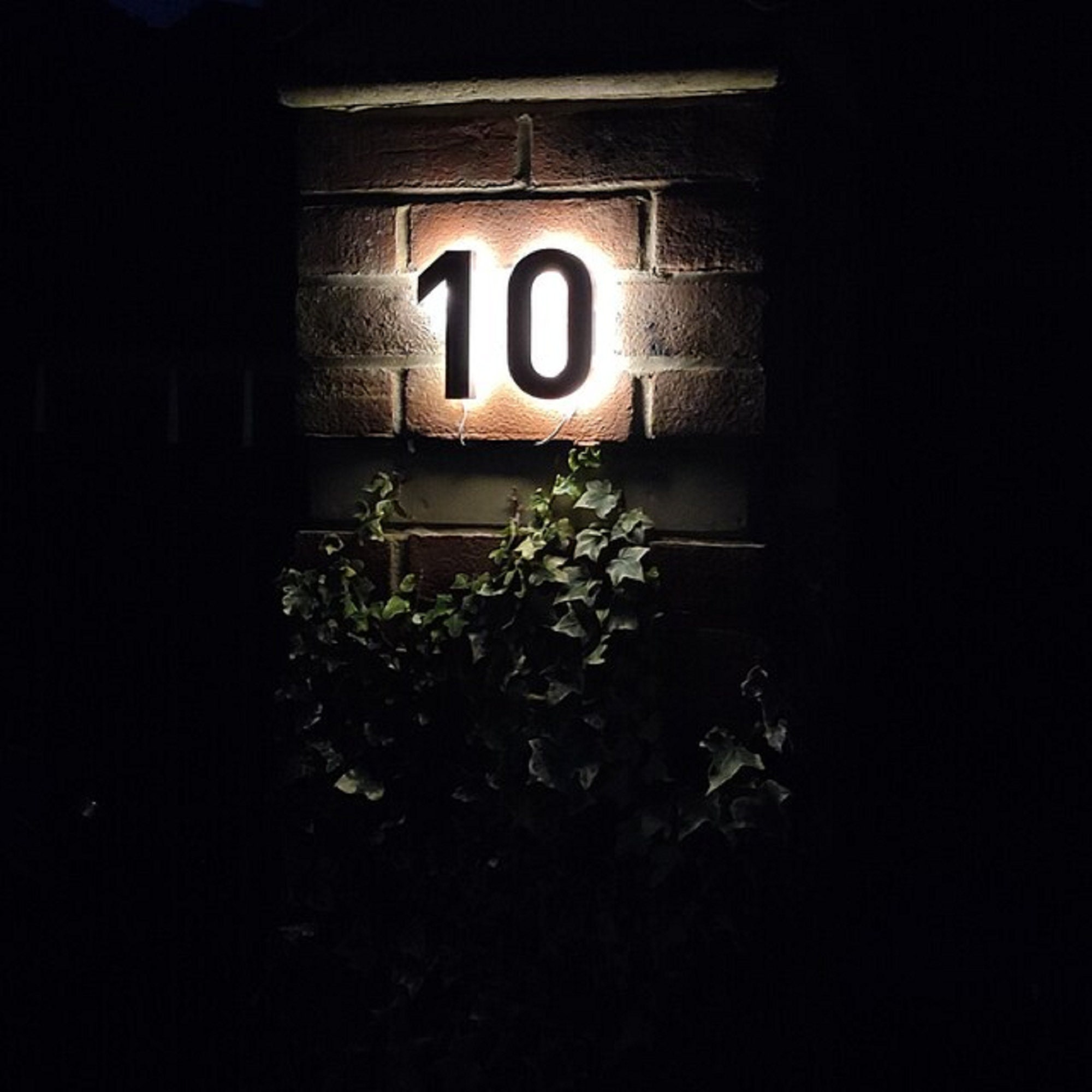 Custom Backlit House Number Sign Modern Metal Hotel Room - Etsy