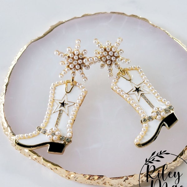 Boot Earrings - Etsy