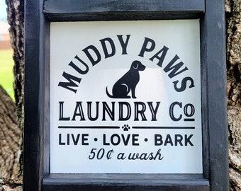 DOG WASH CUSTOMER Novelty Sign Gift Mobile Pet Grooming Animal Lover ...