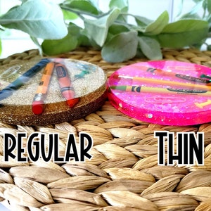 Personalized Teacher Appreciation Resin Coaster Custom Teachers Gift ...
