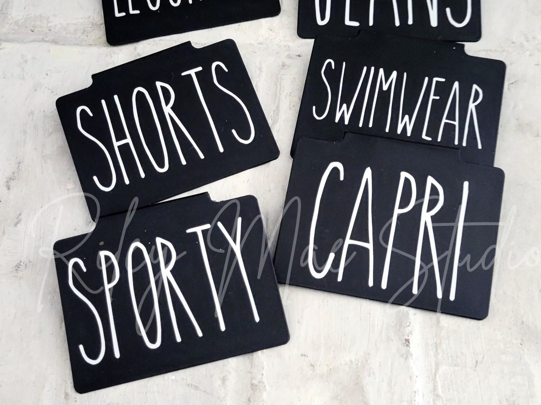 Rae Dunn Label Organizers, Clip on Label Organization, Home ...