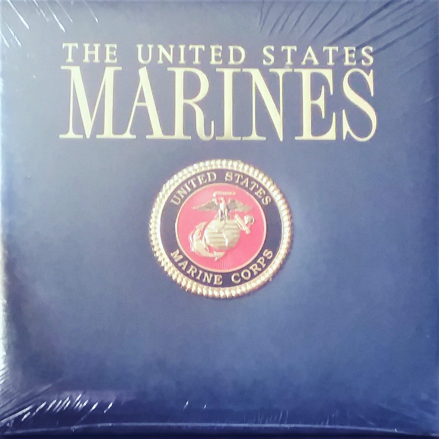 MARINES Scrapbook Photo Album UNITED STATES 12x12 Bonded Leather Die ...