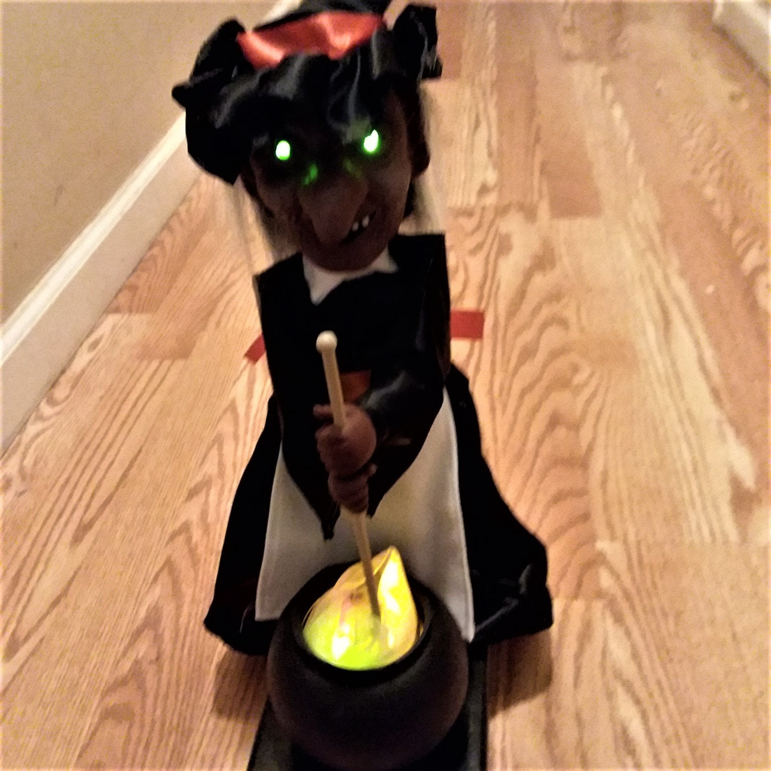 Animated Halloween Witch Vintage Telco Motionette Cauldron - Etsy