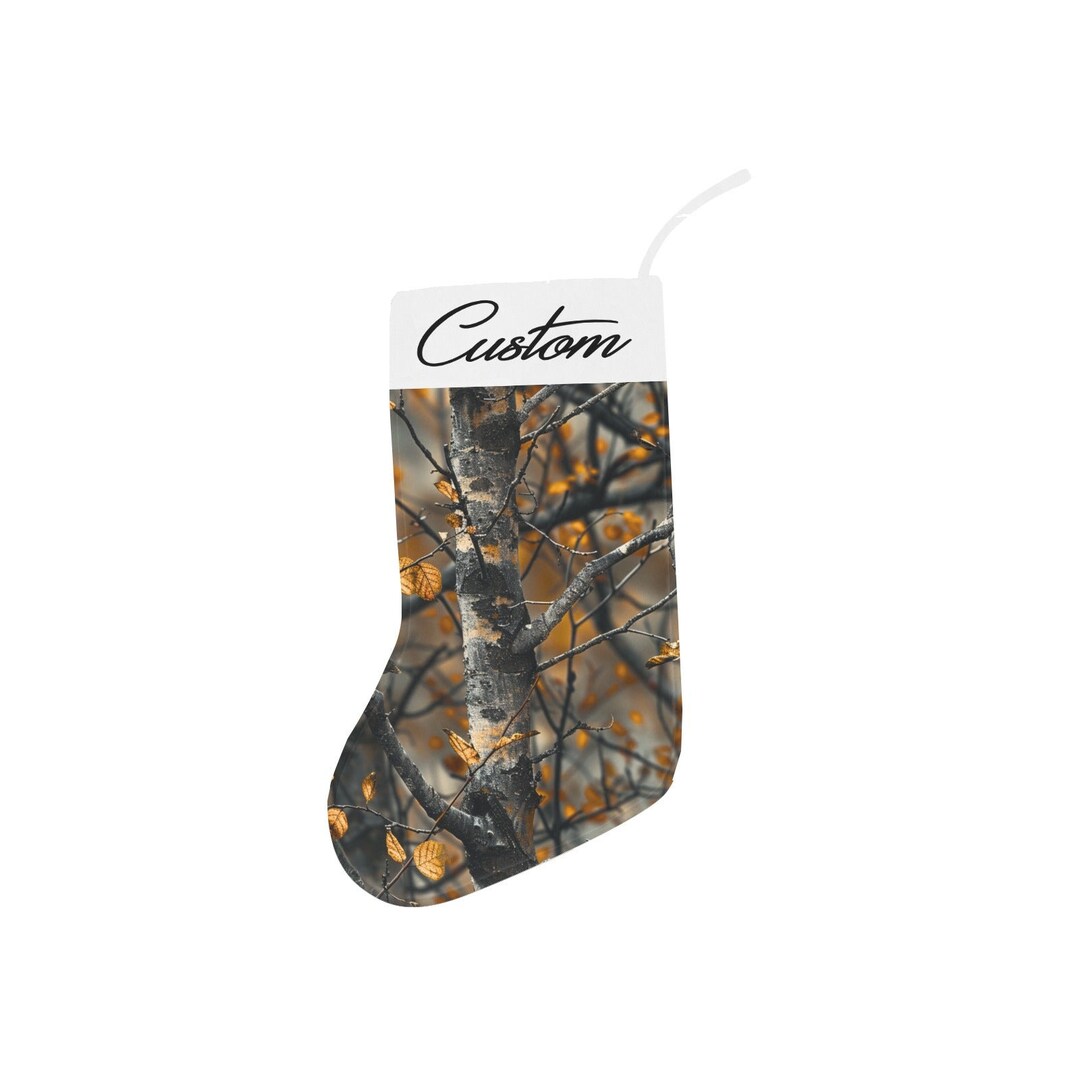 Personalized Camo Christmas Stocking, Hunter's Stocking, Custom ...