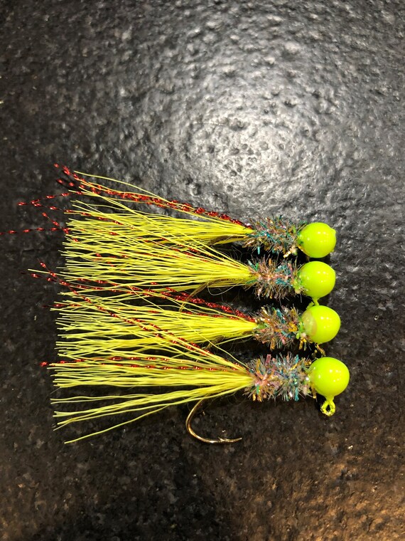 Chartreuse Lantern Jig 4 Pack | Etsy
