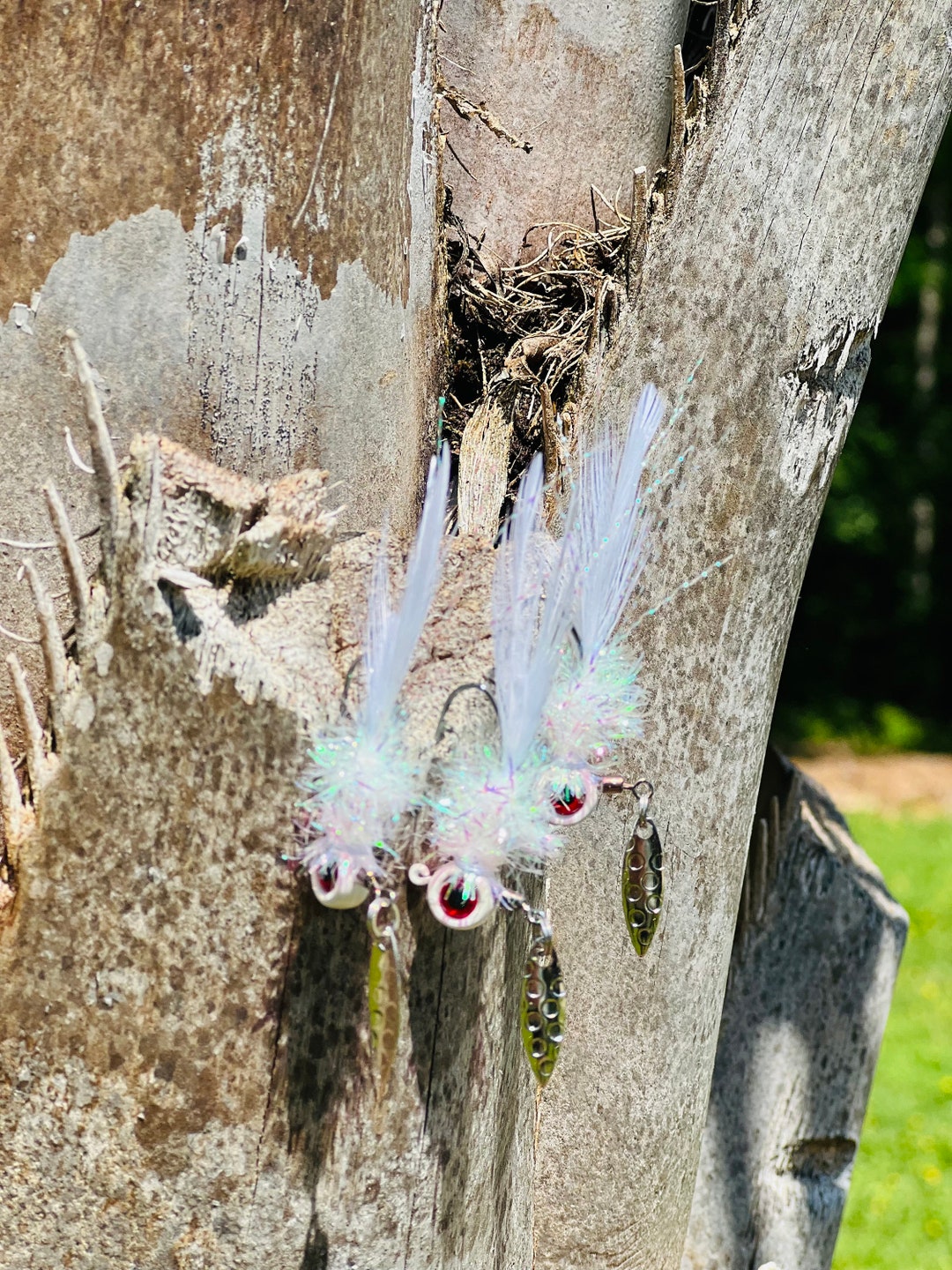 Casper Feather Feather Jig, 3 Pack, 1/8 Ounce Bladed - Etsy