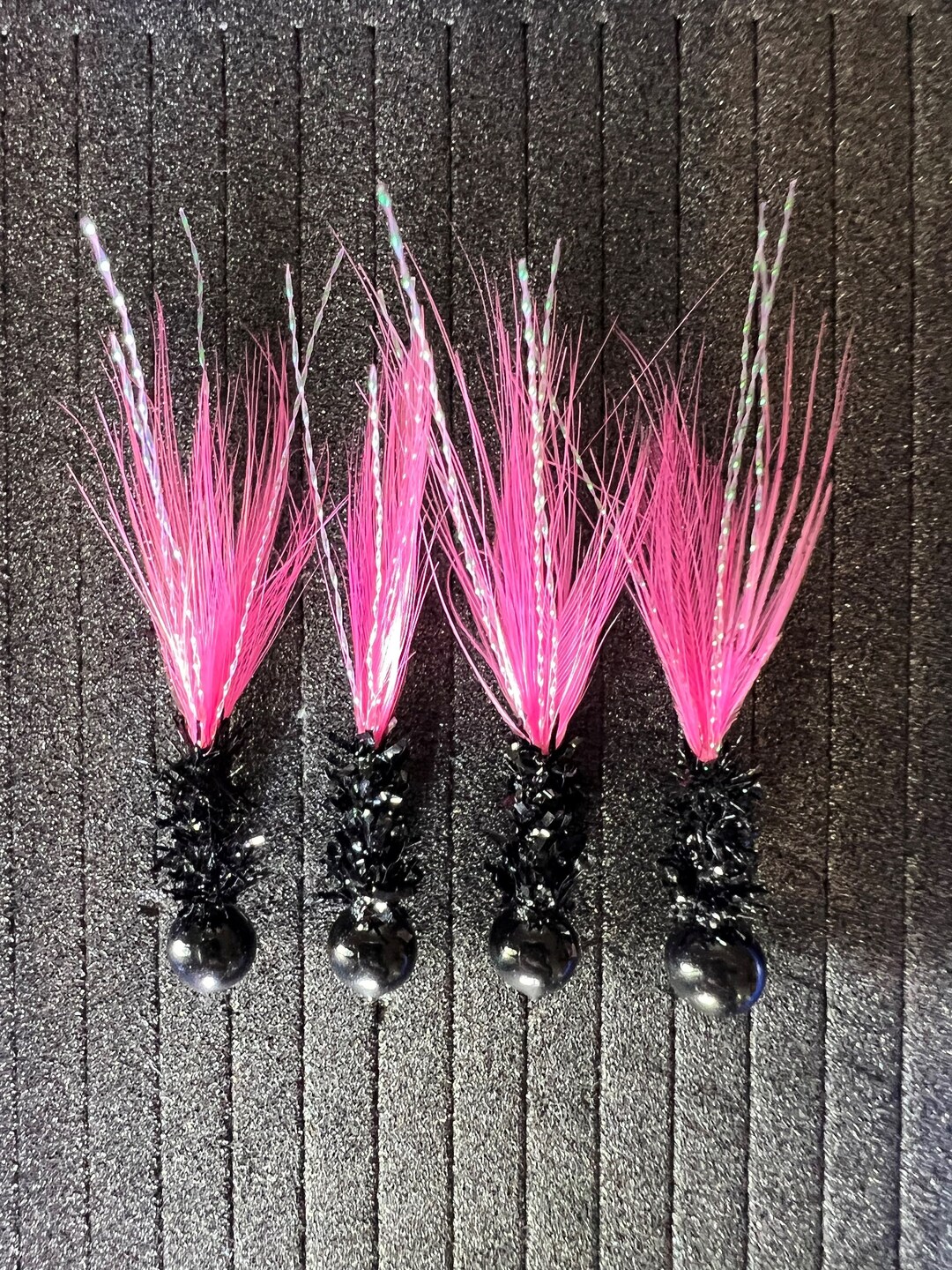 Black Gum Feather Jig, 4 Pack - Etsy