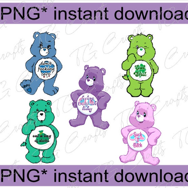 Swear Bear Svg - Etsy