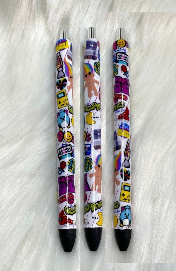 REFILL INCLUDED 90s Design Refillable Gel Pen | Etsy
