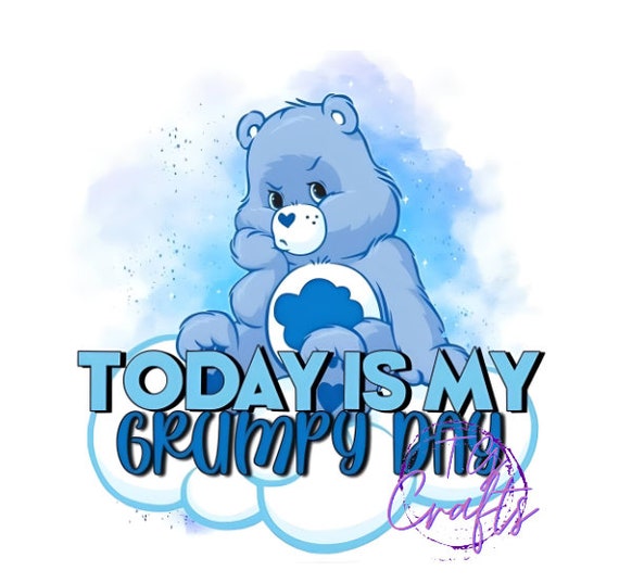 READY TO PRESS Sublimation Print Today is My Grumpy Day - Etsy