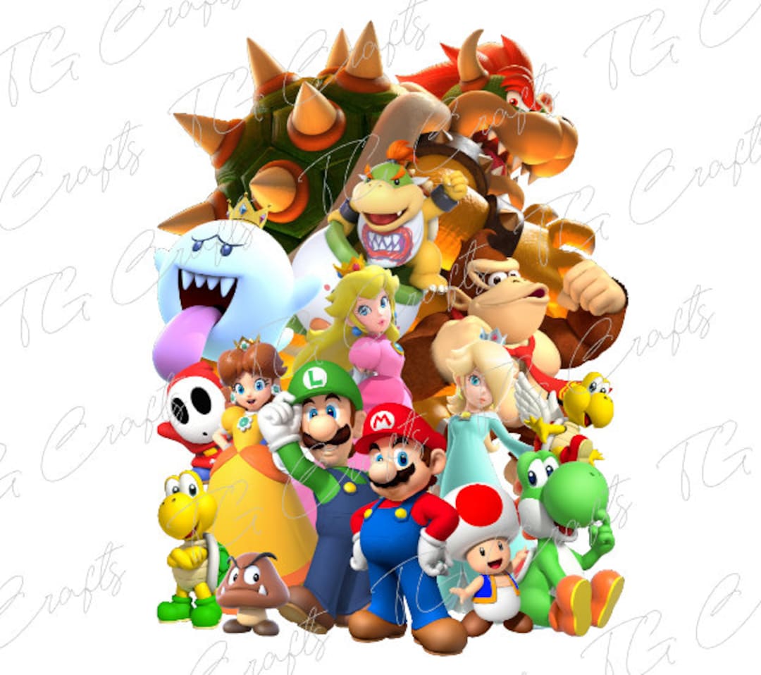 READY TO PRESS Sublimation Print - Super M Characters - Etsy