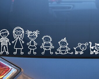 Family and Pet Car Decals - Etsy