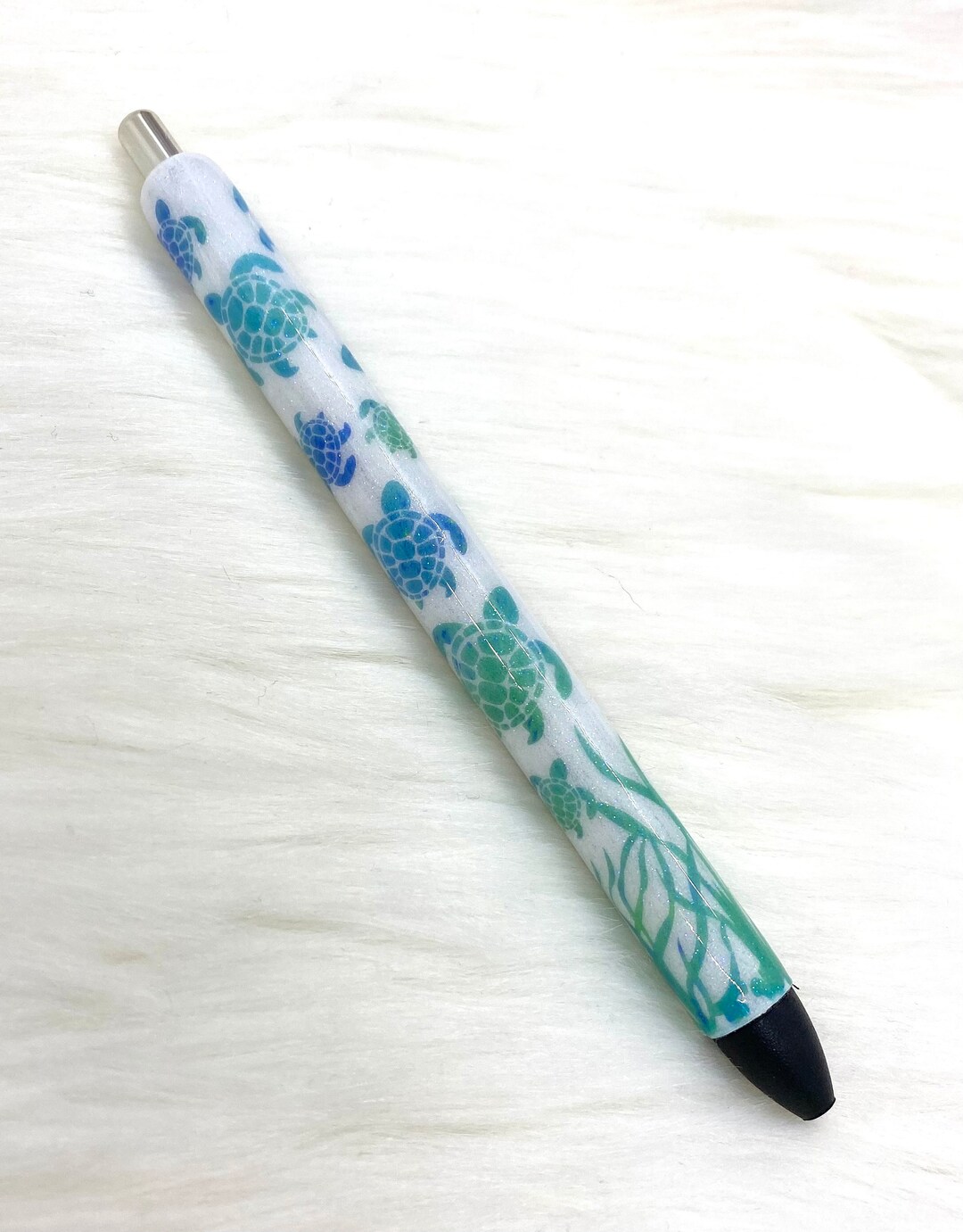 Refill Included -sea Turtle Refillable Gel Pen - Etsy