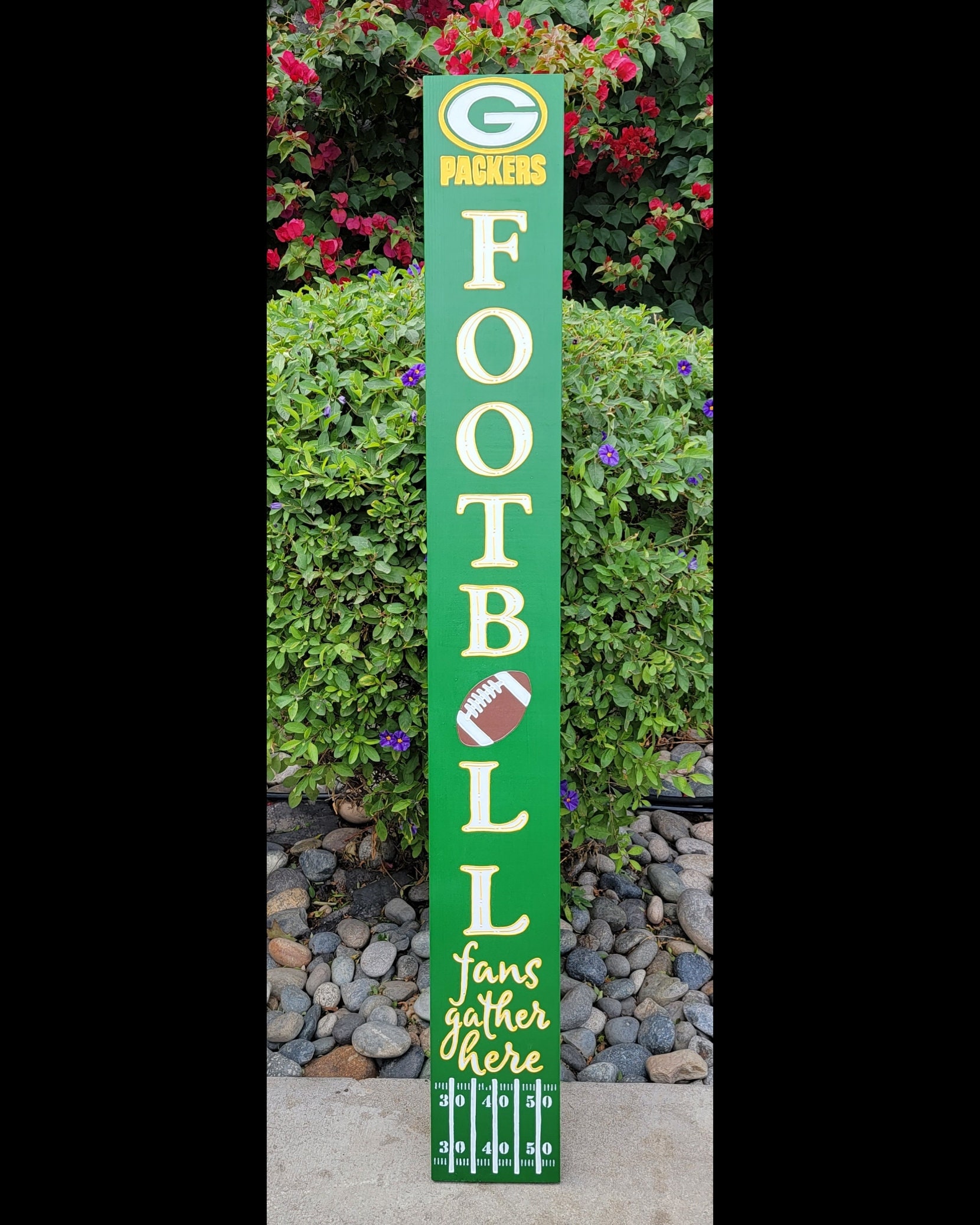Green Bay Packers Football Fans Porch Sin /porch Leaner - Etsy