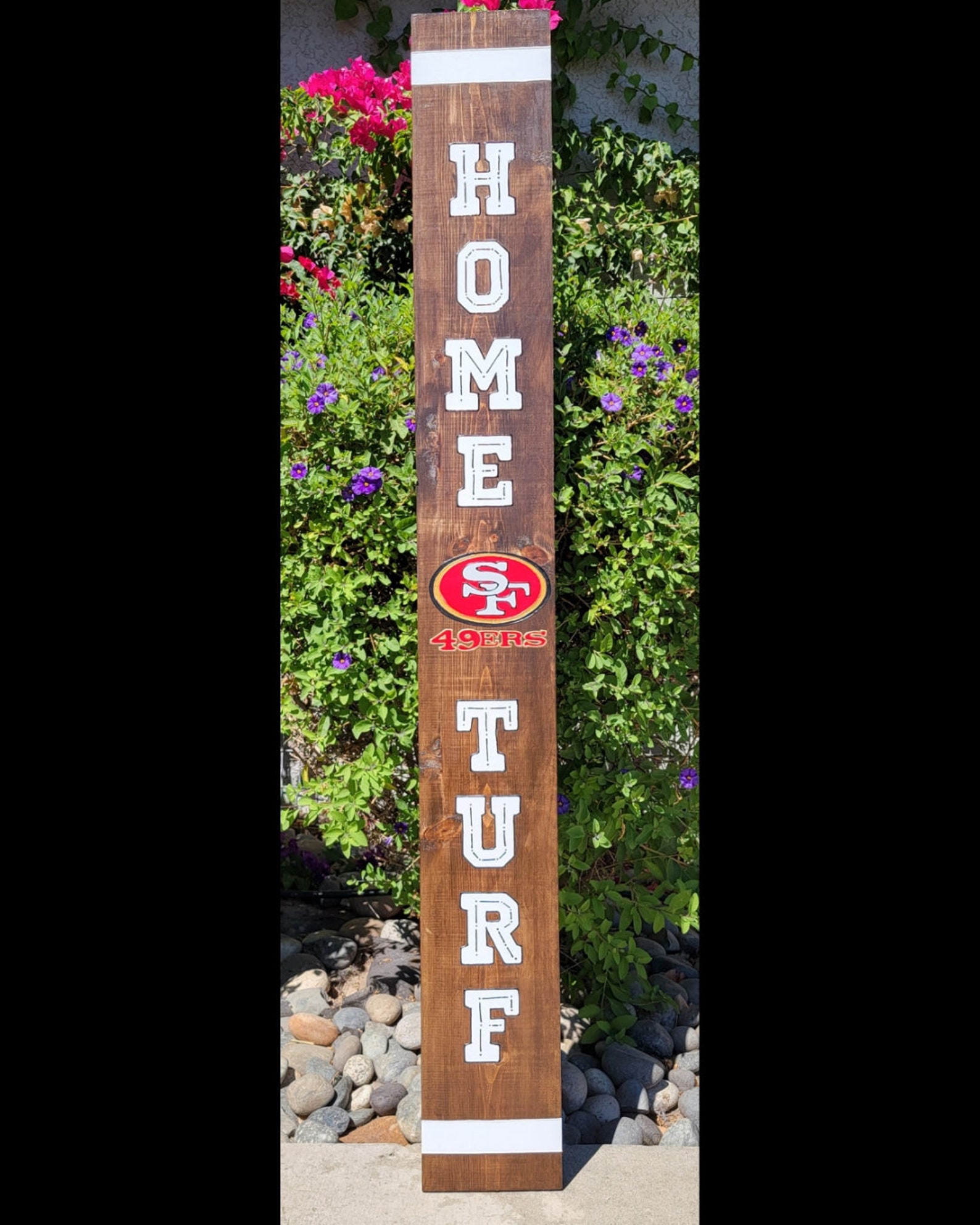 San Francisco 49ers Home Turf Welcome Porch Sign / Leaner Sign - Etsy