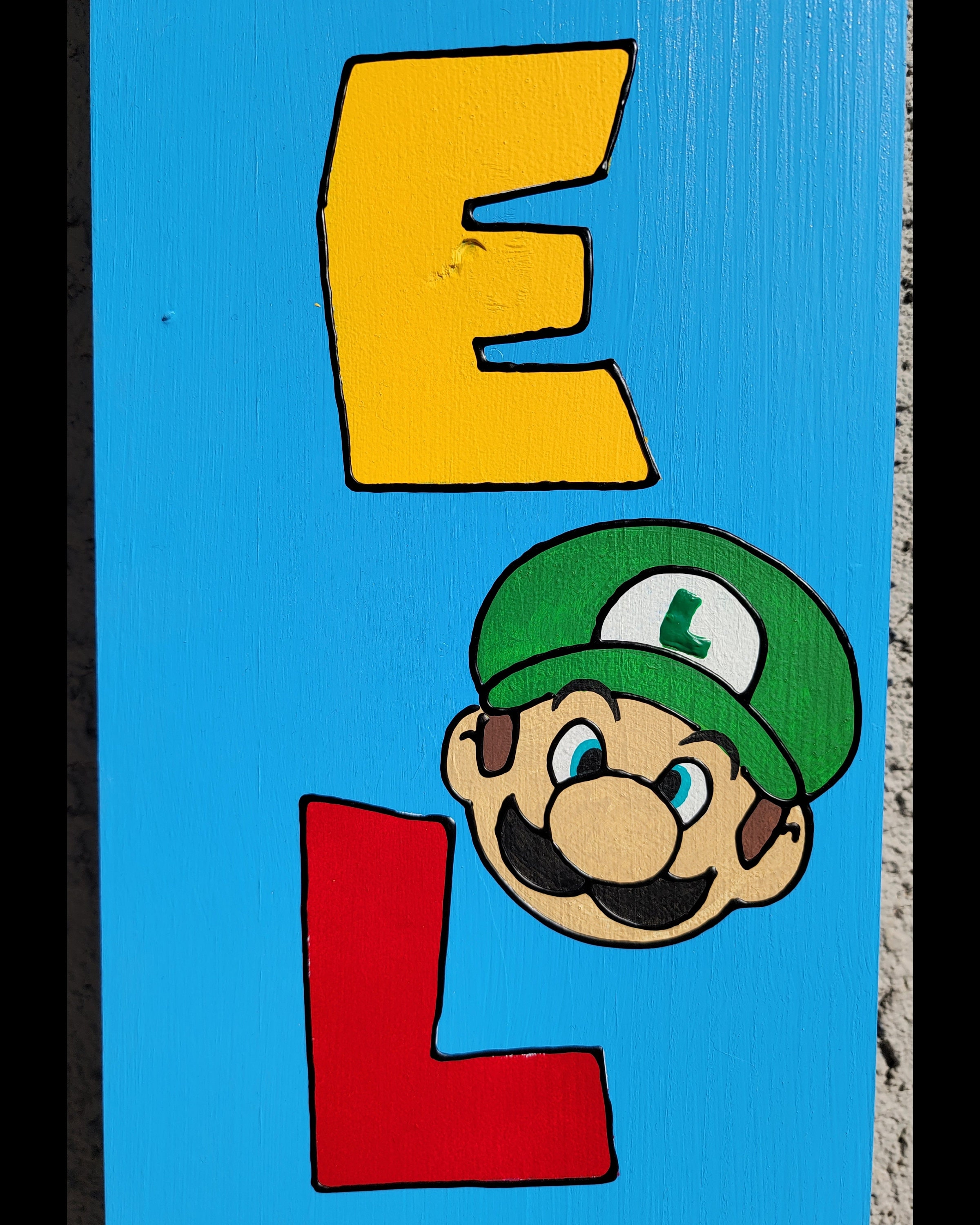 Super Mario Bros Welcome Porch Sign - Etsy