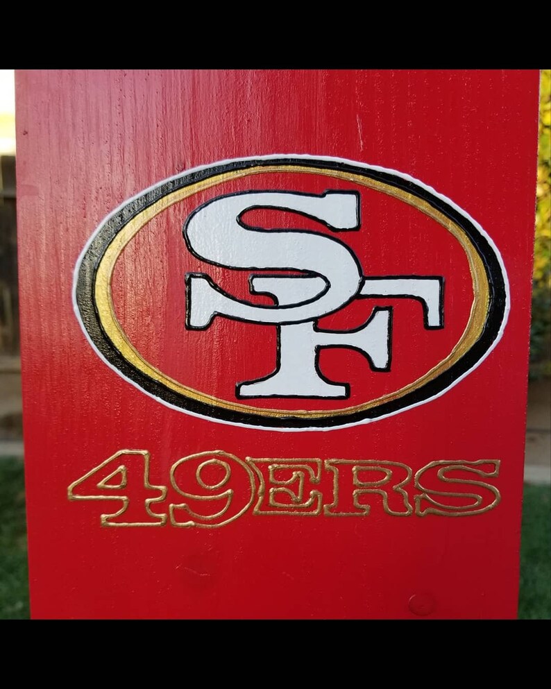 San Francisco 49ers Welcome Sign/ SF 49ers Porch Sign - Etsy