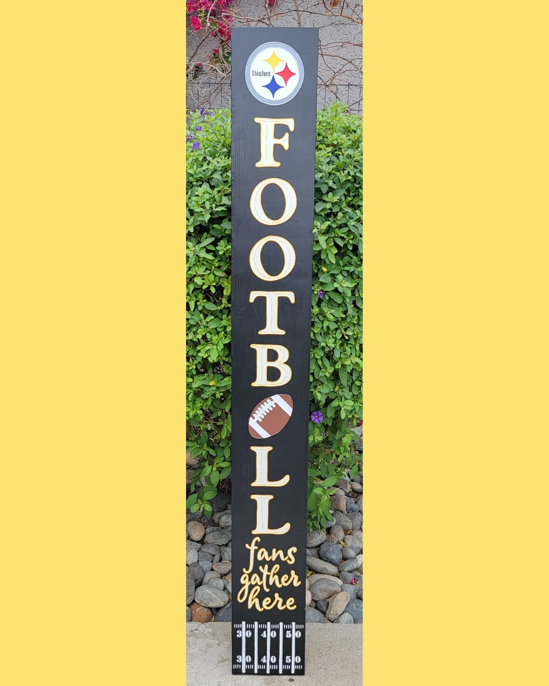 Pittsburgh Steelers Football Fans Porch Sign /porch Leaner - Etsy