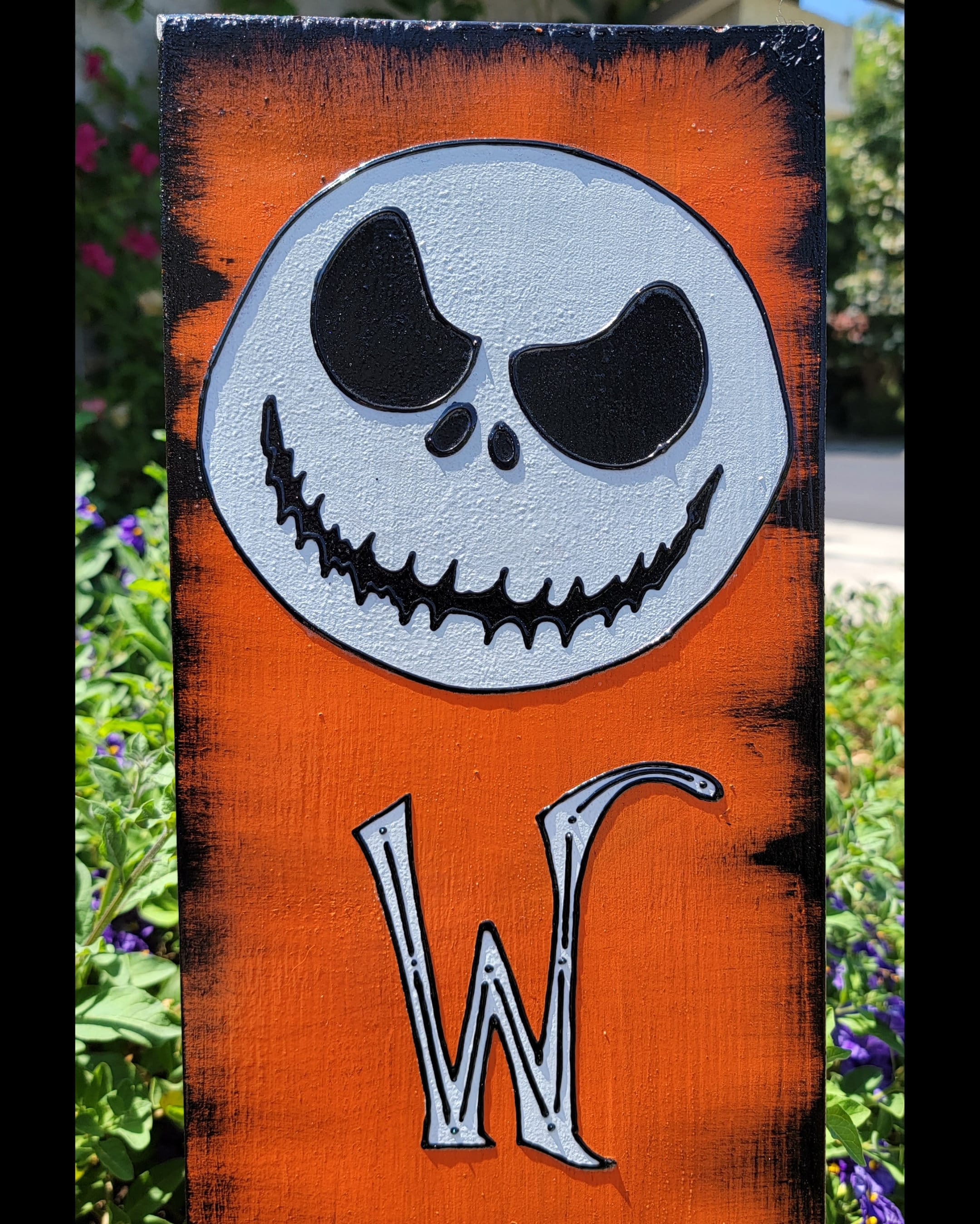 Nightmare Before Christmas Welcome Porch Sign /leaner - Etsy