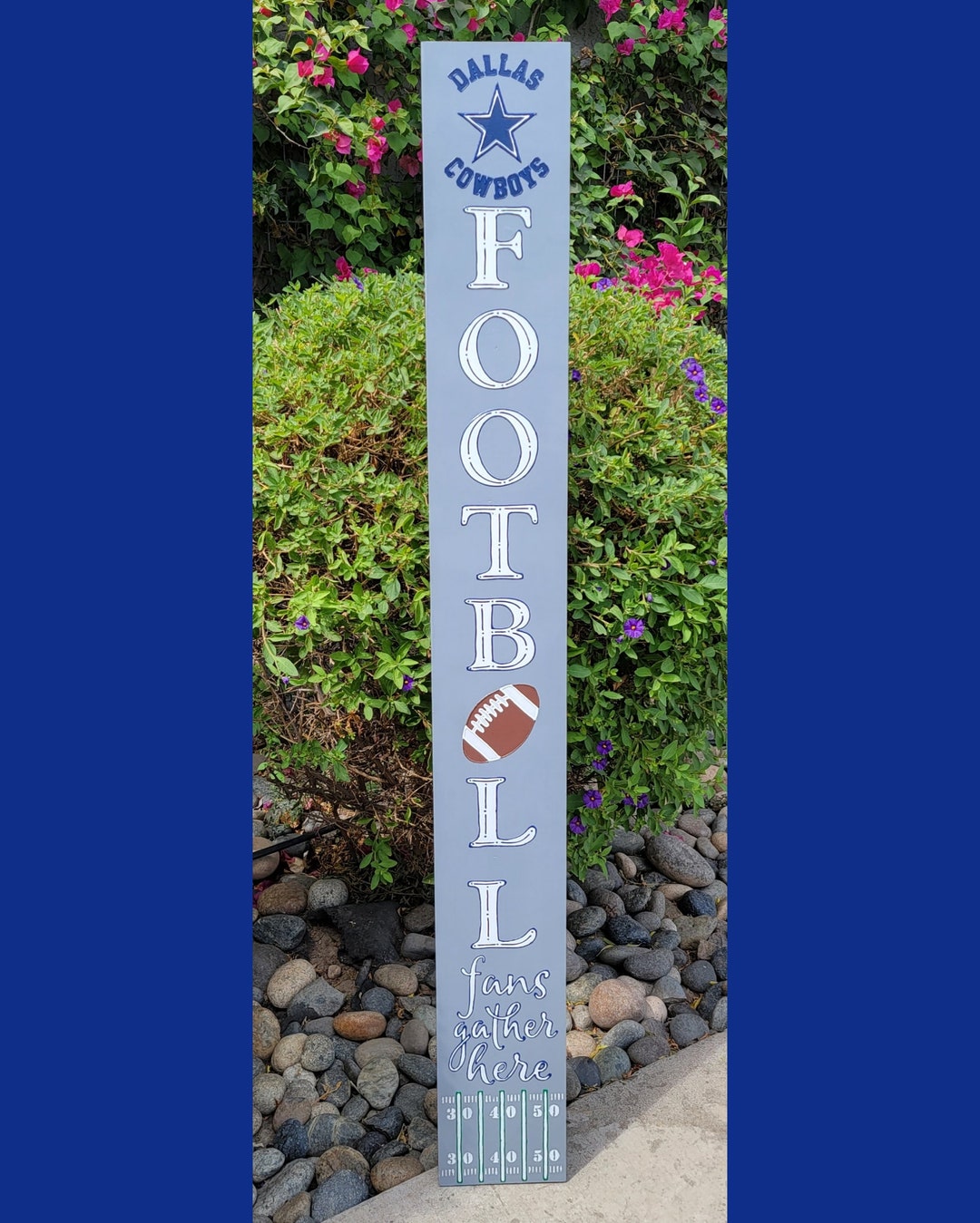 Dallas Cowboys Football Fans Porch Sign /porch Leaner - Etsy